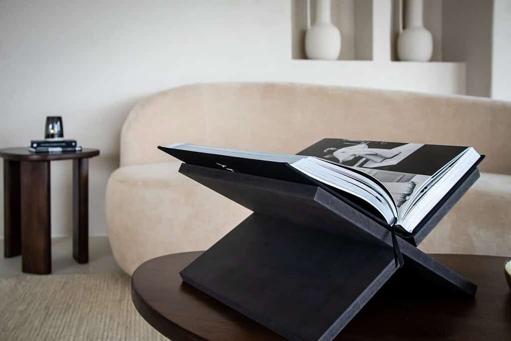 Boekenstandaard | Zwart - Industrialwood