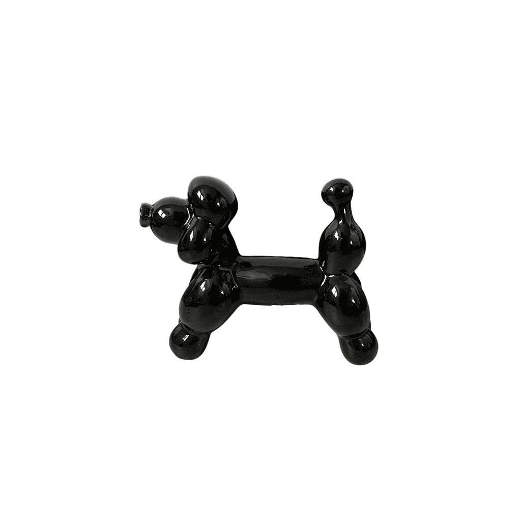 Ballon Hond | Poedel | Zwart | M - Industrialwood