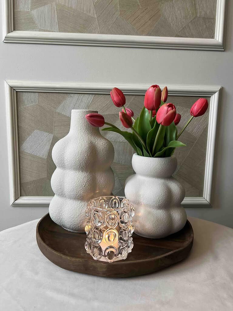 Zijden Tulpen | Silk | 5 bloemen | Fuchsia Roze - Industrialwood
